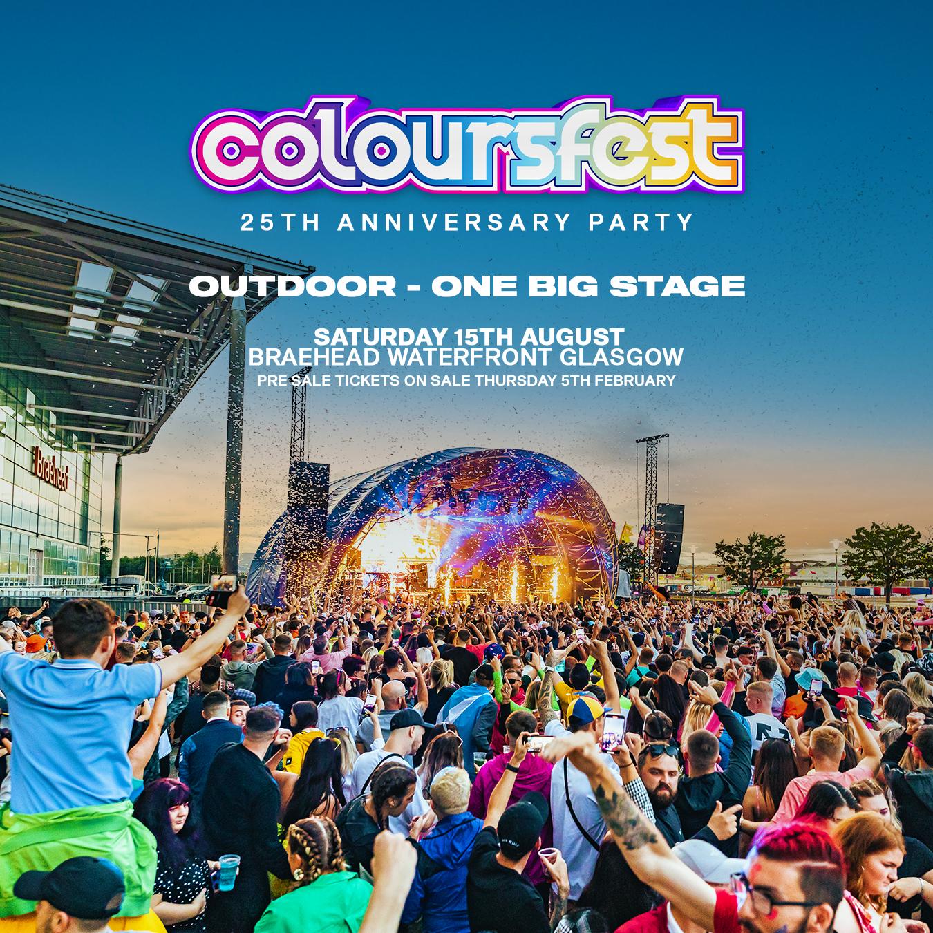 Coloursfest 25th Anniversary Party - Braehead Glasgow