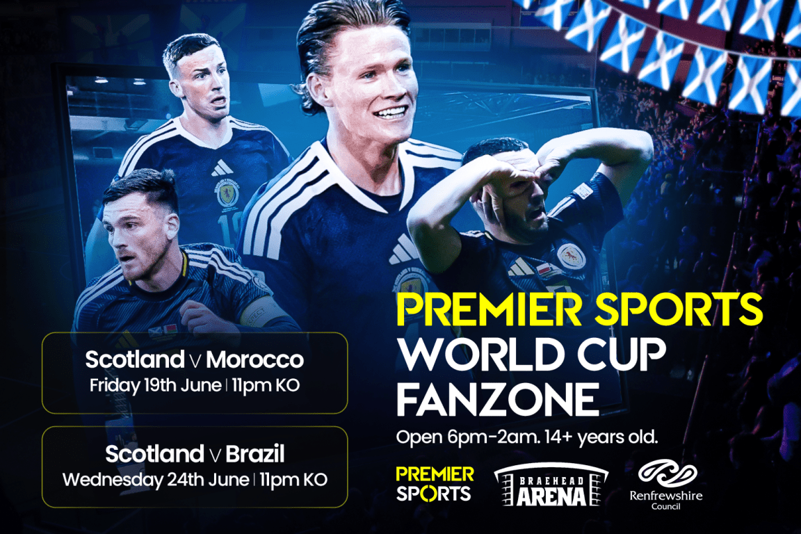 Premier Sports World Cup Fanzone - Braehead Glasgow